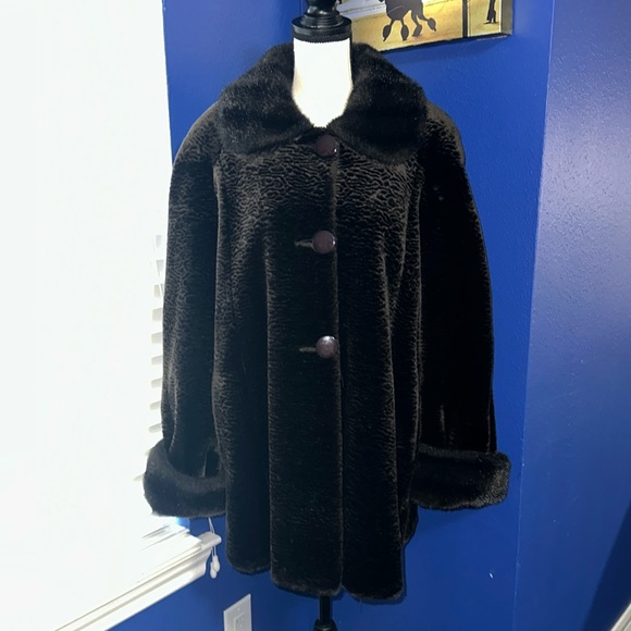 Vintage | Jackets & Coats | Vintage 98s Maria Dionisiou Faux Mink Coat ...